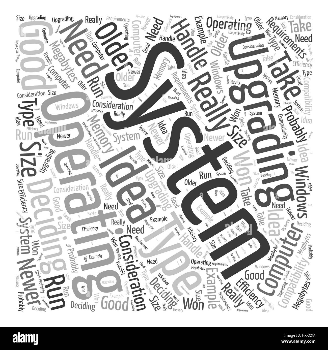 Upgrading Computer Stock Vector Images - Alamy