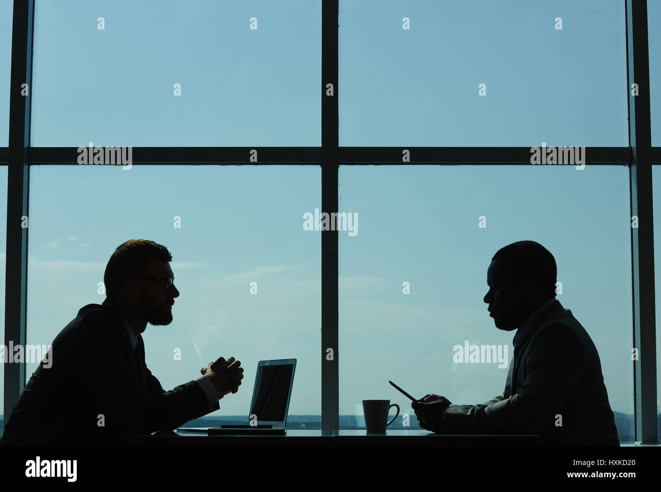 Modern boardroom table hi-res stock photography and images - Alamy