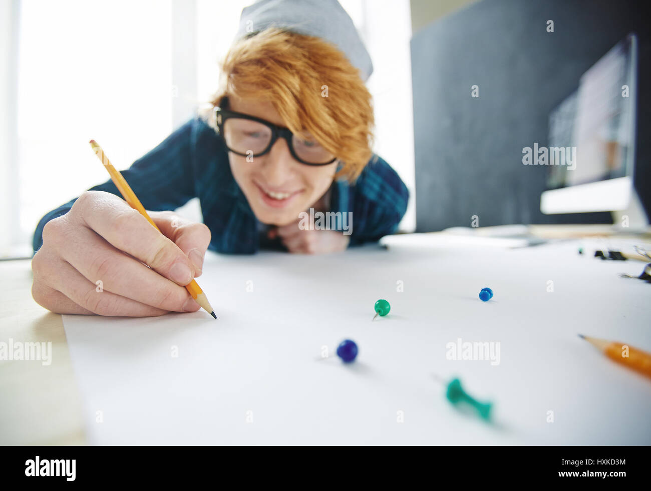 Red haired man hi-res stock photography and images - Alamy