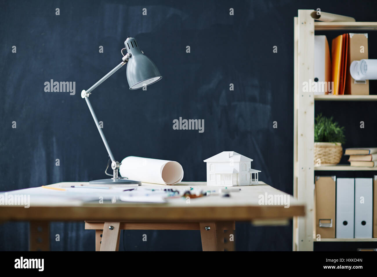 Architects Office with Copy Space Stock Photo - Alamy