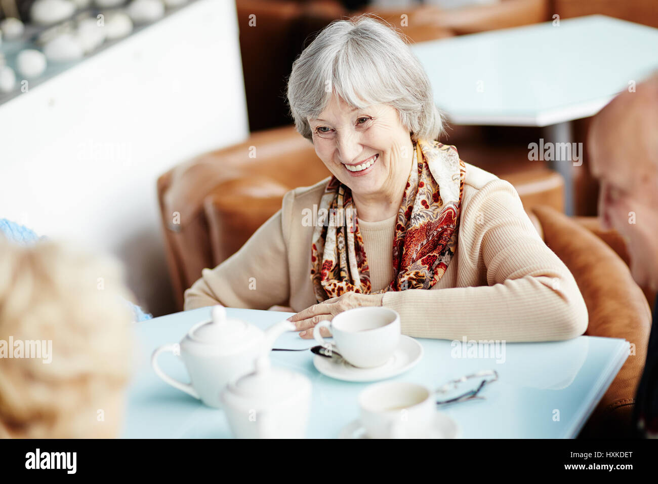 Mature woman having good hi-res stock photography and images - Alamy