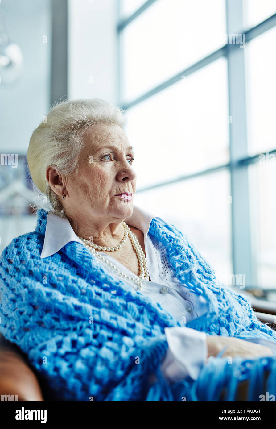 Elderly looking window hi-res stock photography and images - Alamy