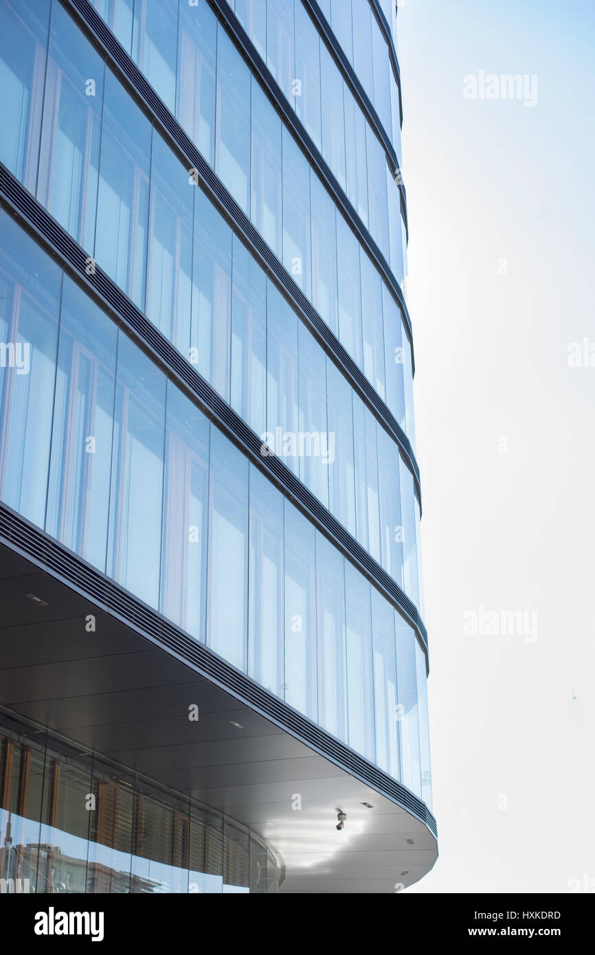 Skyscraper made of glass Stock Photo - Alamy