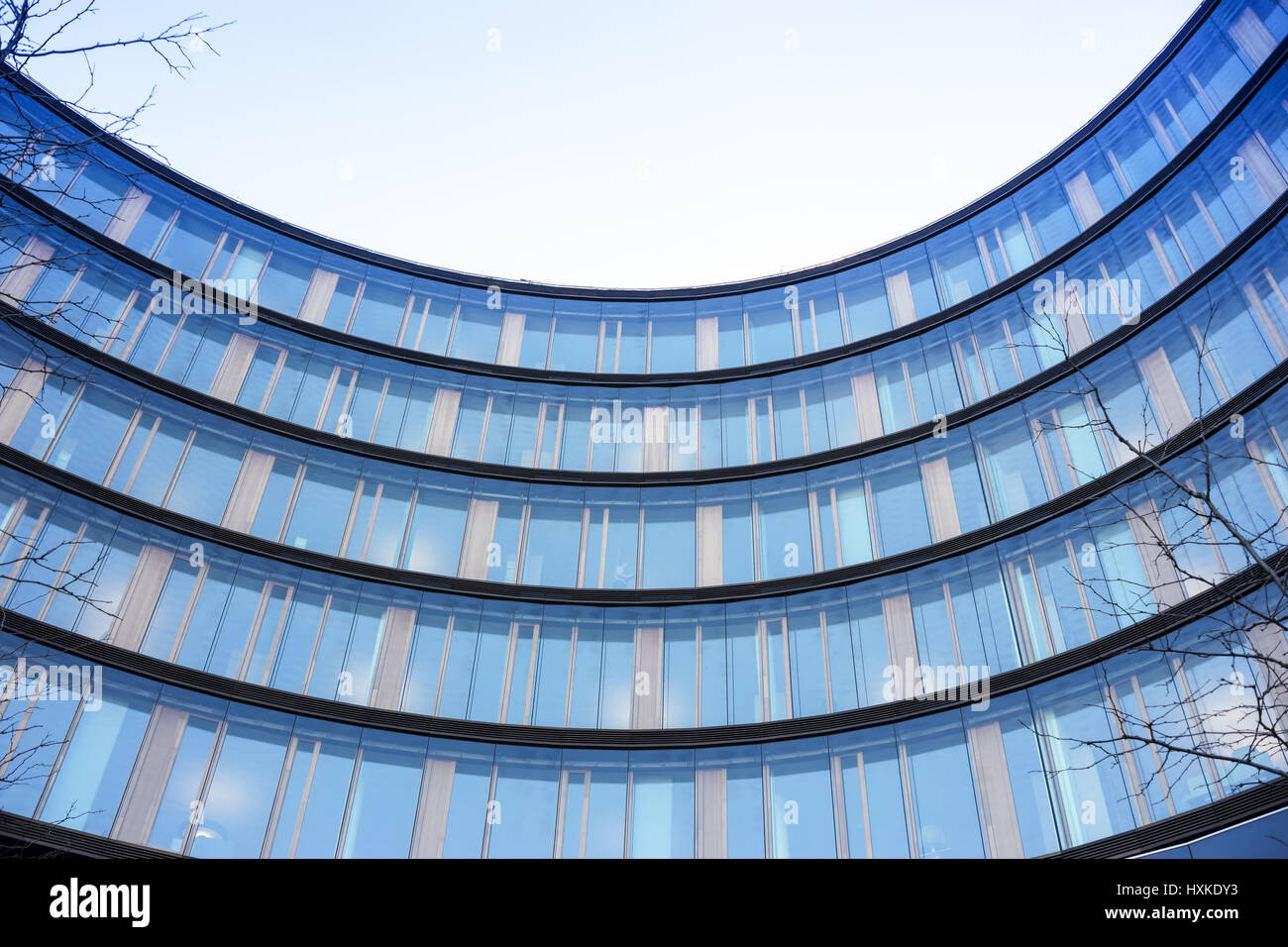 From below shot of modern building Stock Photo - Alamy