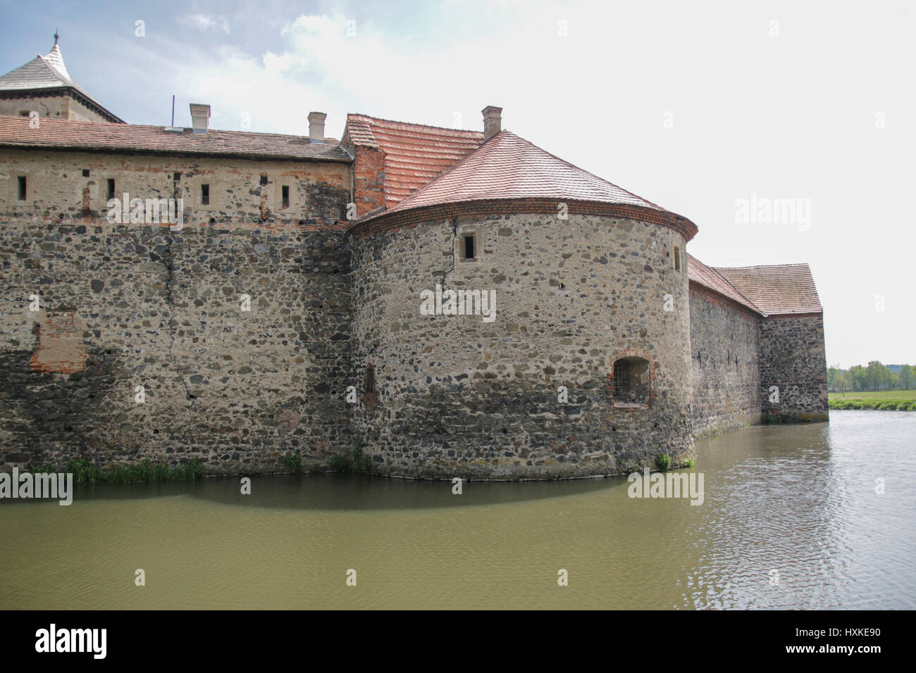Medieval water castle Svihov in Czech republic Stock Photo - Alamy
