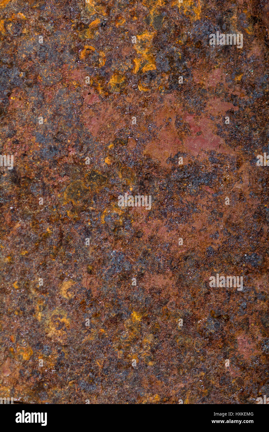 Colorful rusted and pitted metal background Stock Photo - Alamy