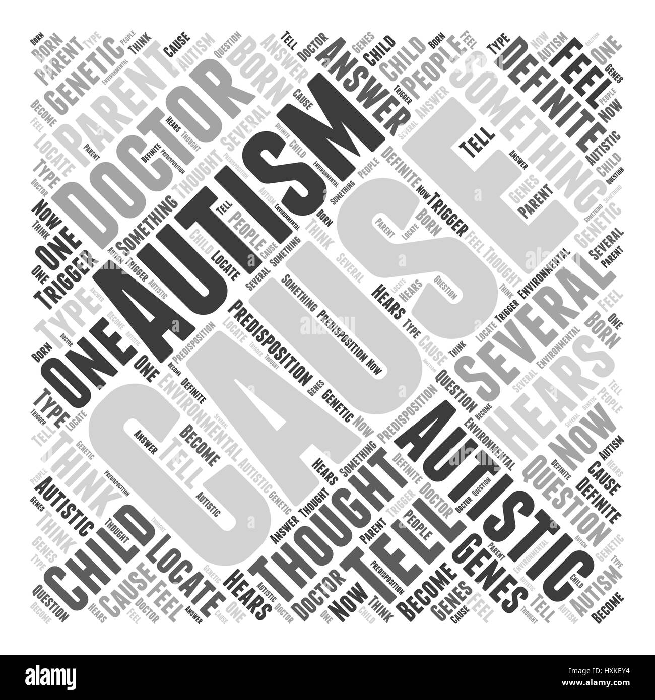 Autism Word Stock Vector Images - Alamy