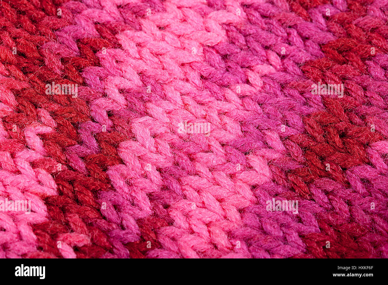 Pink knitting texture Stock Photo - Alamy
