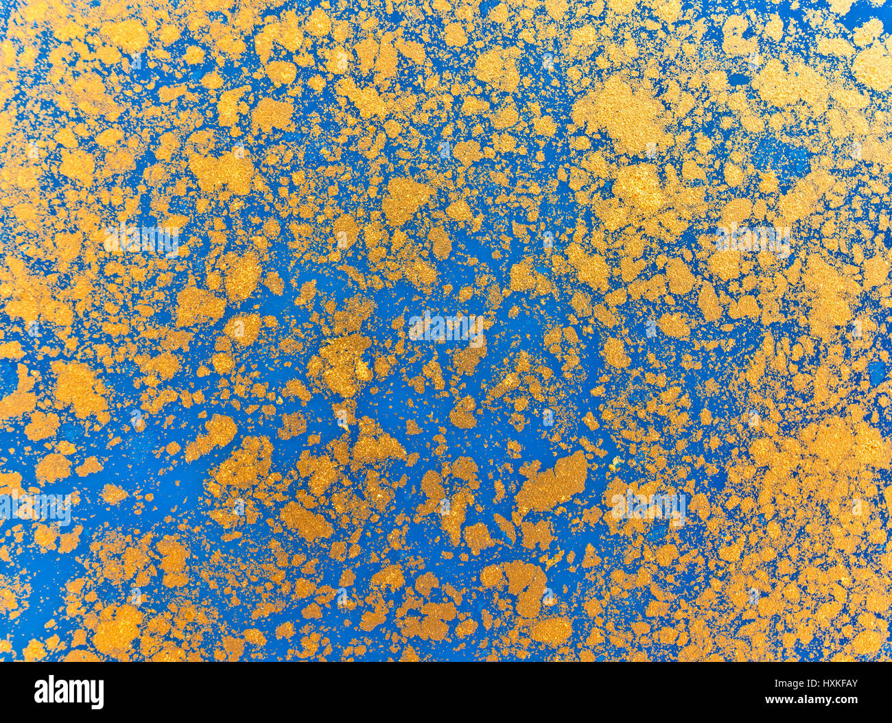 Blue and golden liquid texture, watercolor hand drawn marbling ...
