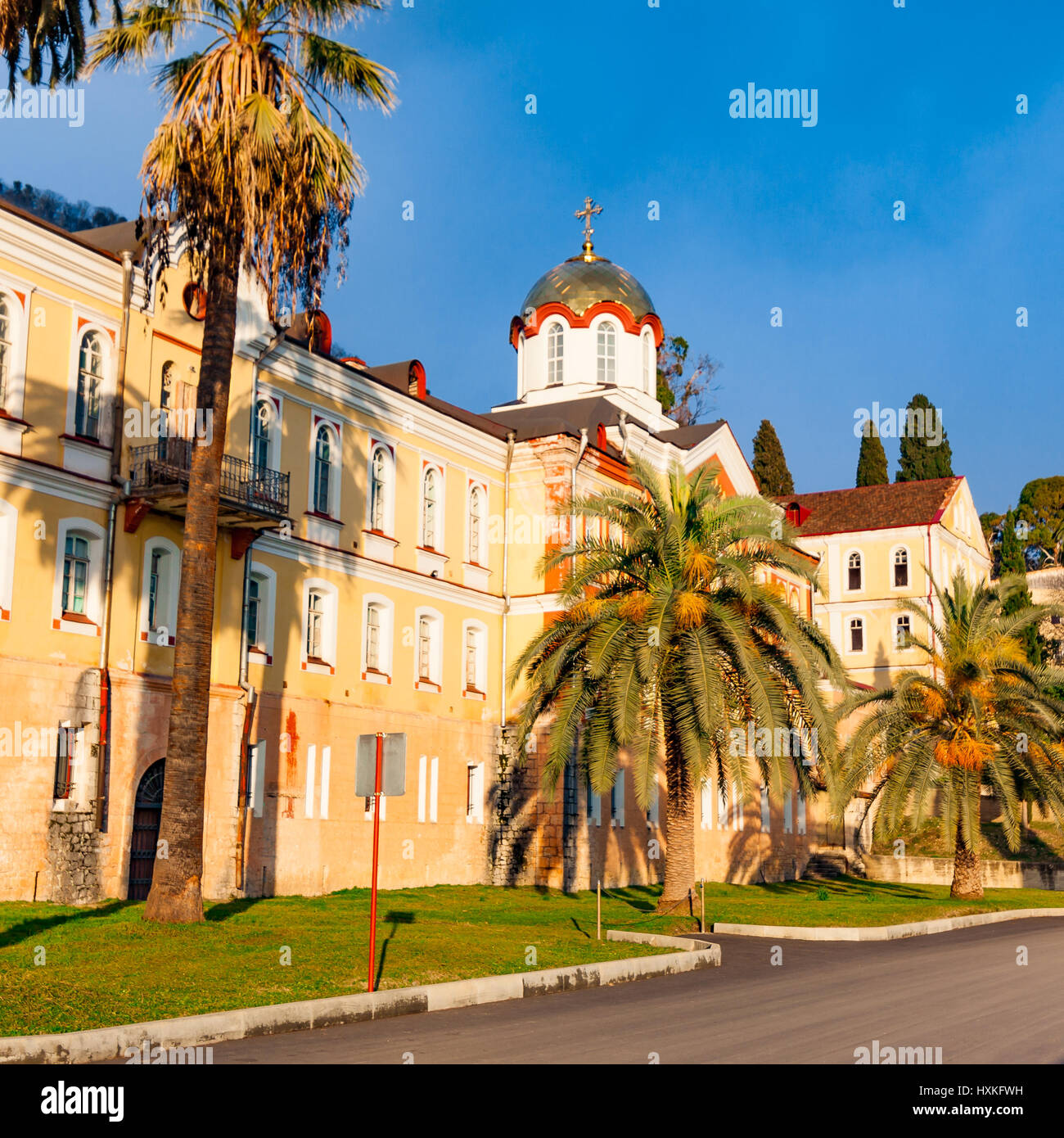 New Athos monastery of St. Simon the Canaanite monastery in the ...