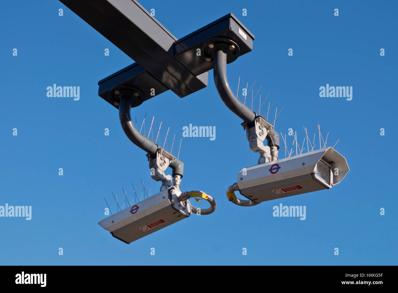 CCTV security cameras at Richmond underground and train station in ...