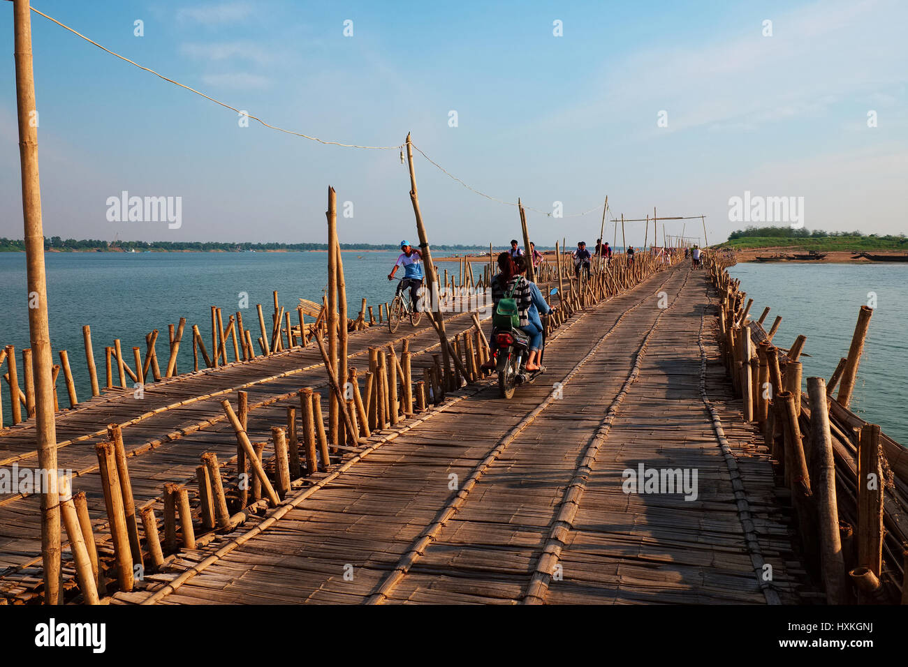 Kampong cham mekong bridge hi-res stock photography and images - Alamy