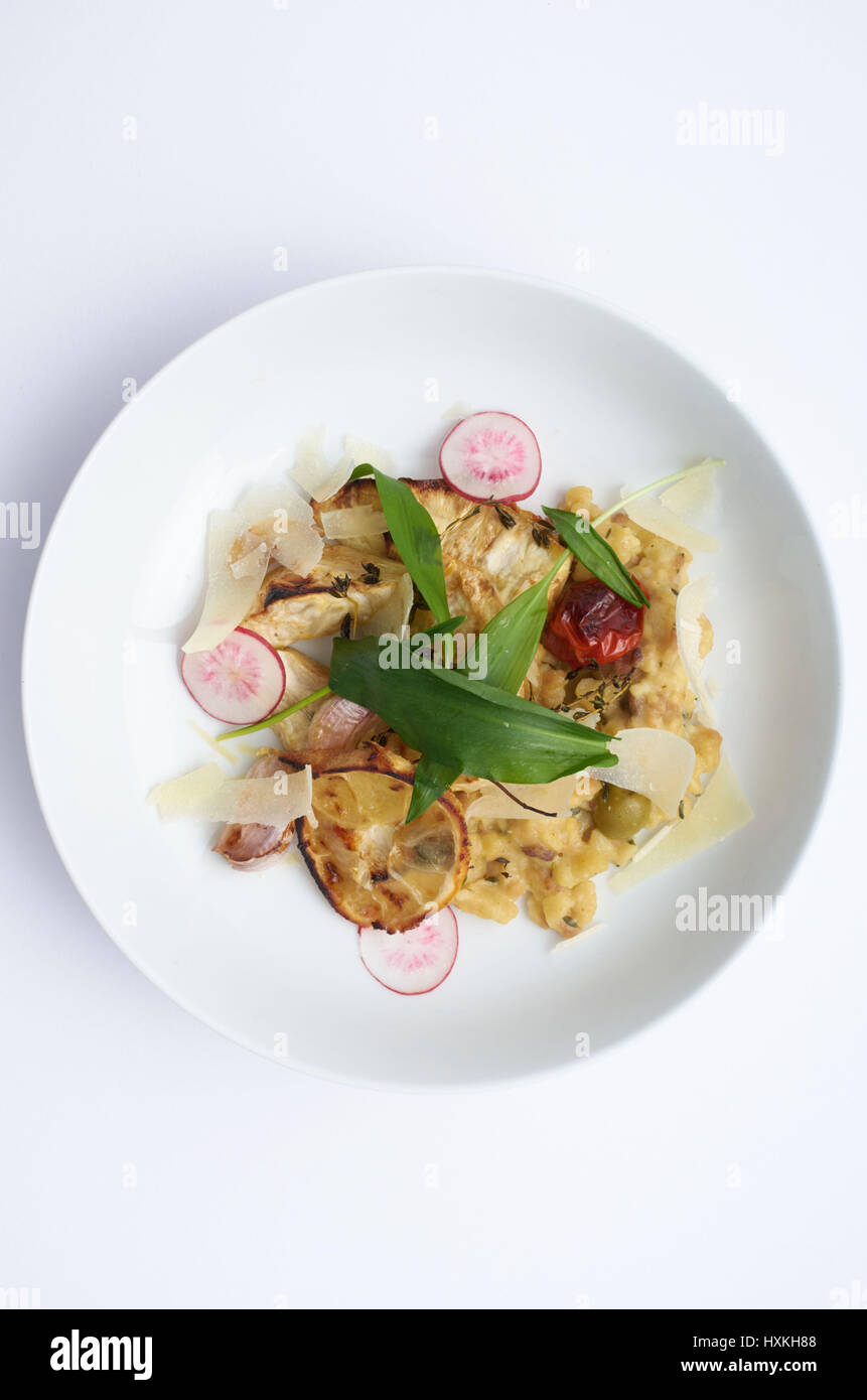 fregola with roast celeriac, wild garlic, lemon, pecorino, radish Stock ...