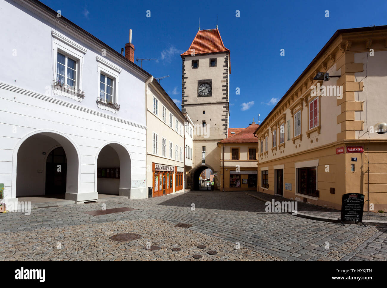 Prague city gate hi-res stock photography and images - Alamy