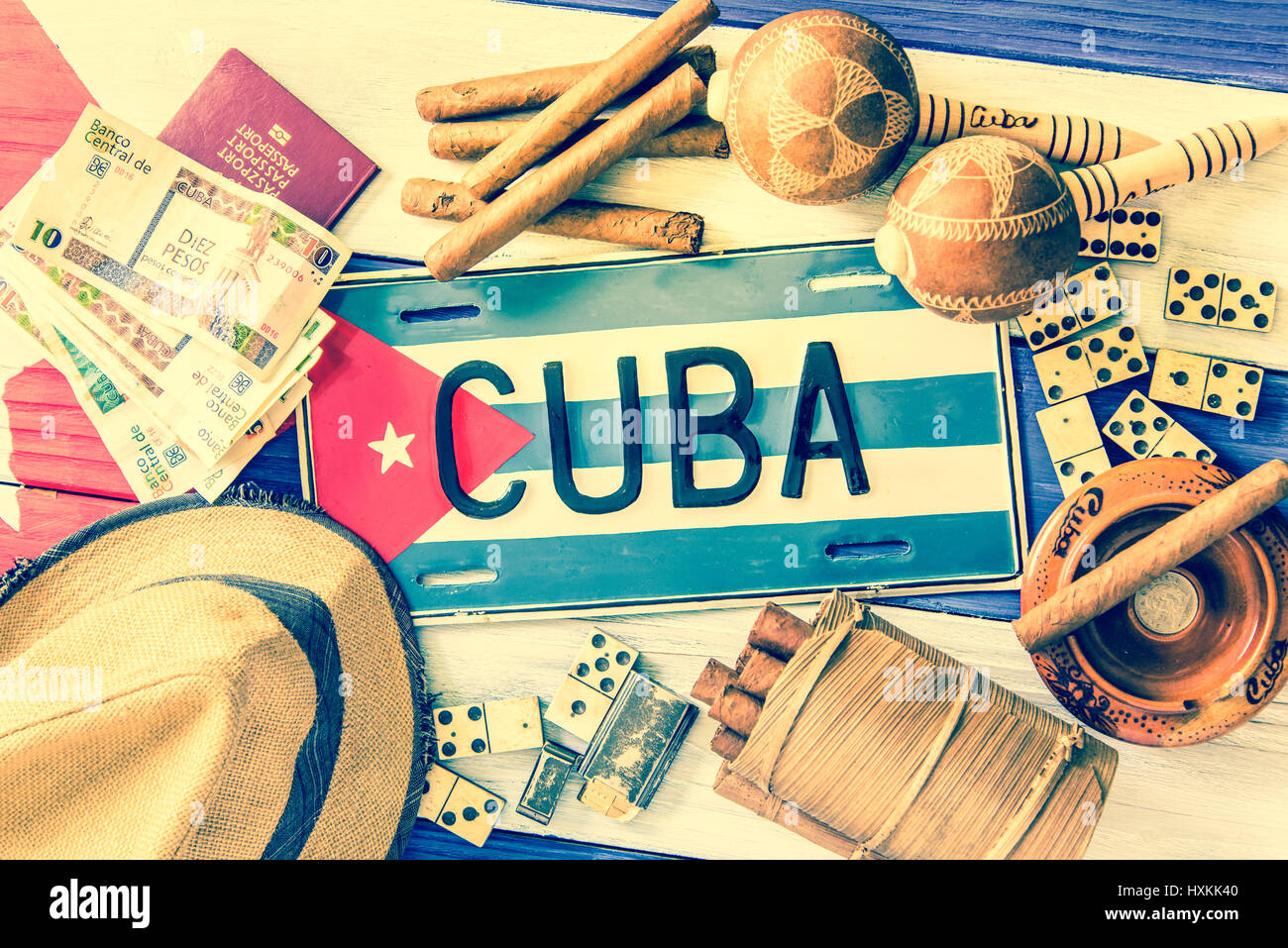Cuba overhead view hi-res stock photography and images - Alamy