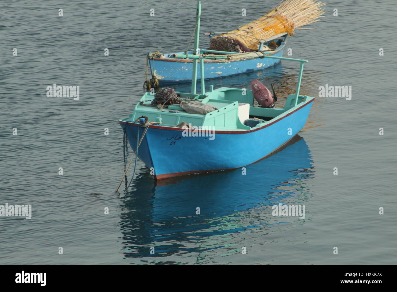 Fishing port areal views & Closeups Stock Photo - Alamy