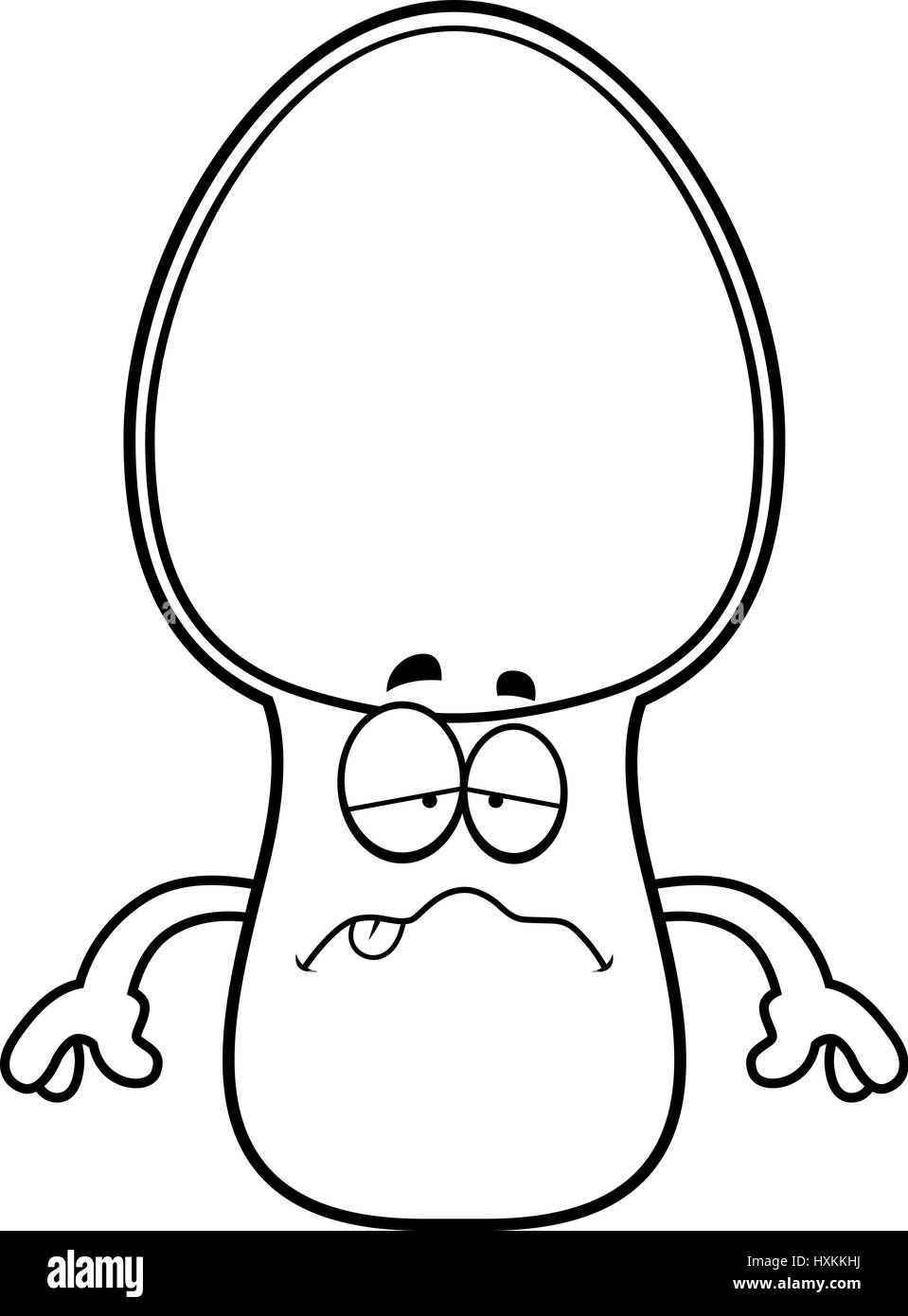 A cartoon illustration of a spoon looking sick Stock Vector Image & Art ...