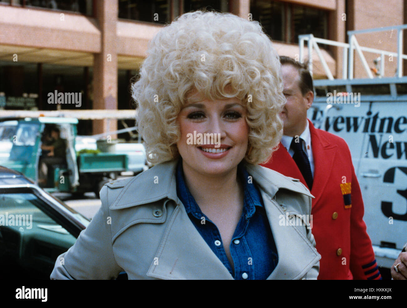 American singer-songwriter Dolly Parton photographed June 1981. © Nancy ...