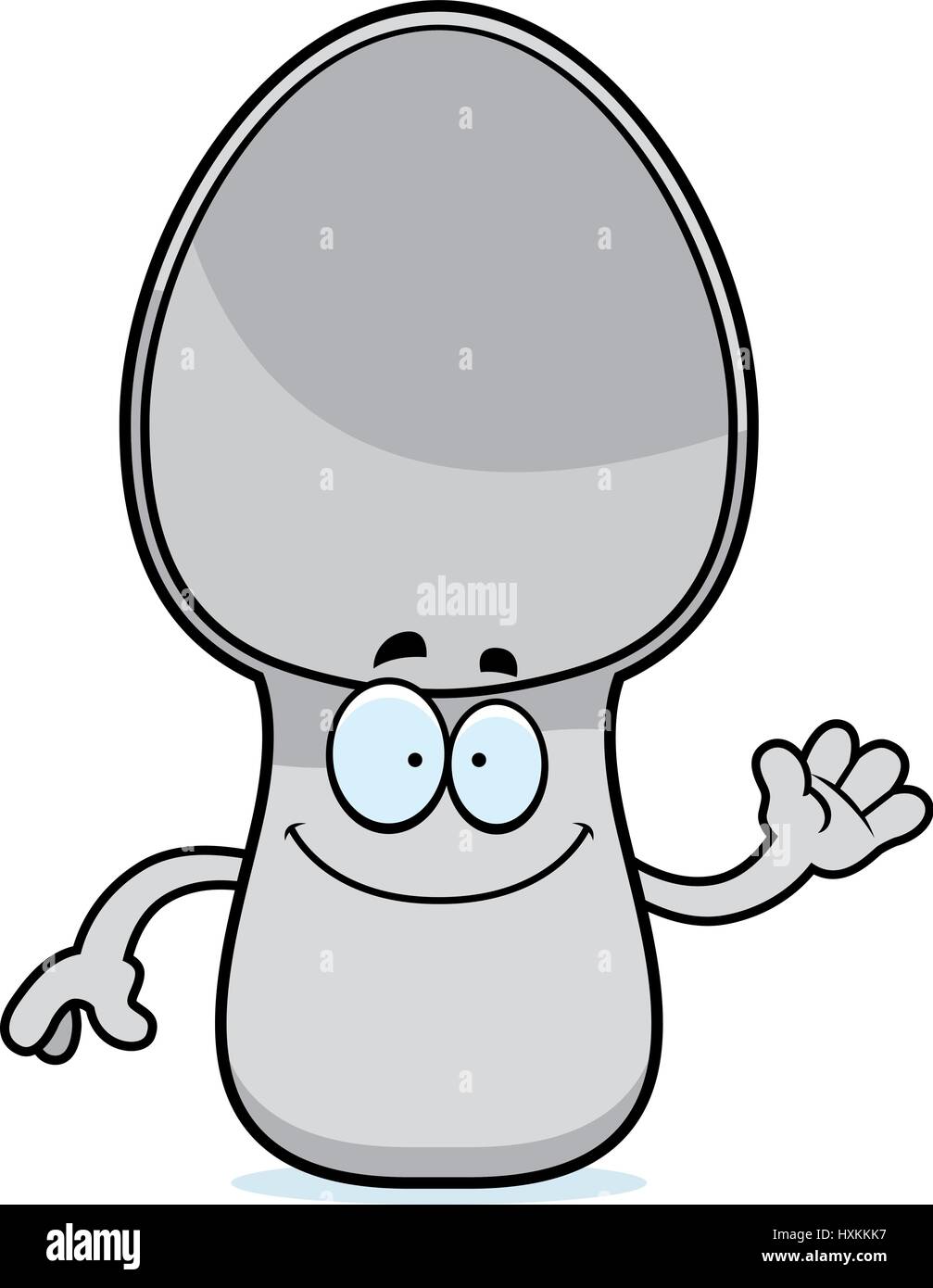 Wave a spoon Stock Vector Images - Alamy