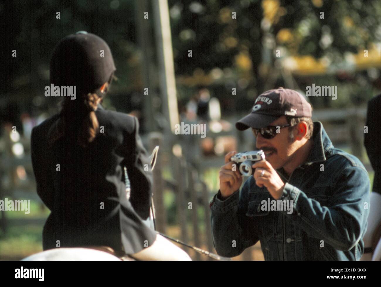 Bruce Springsteen at his daughter Jessie's horse show in New Jersey in ...