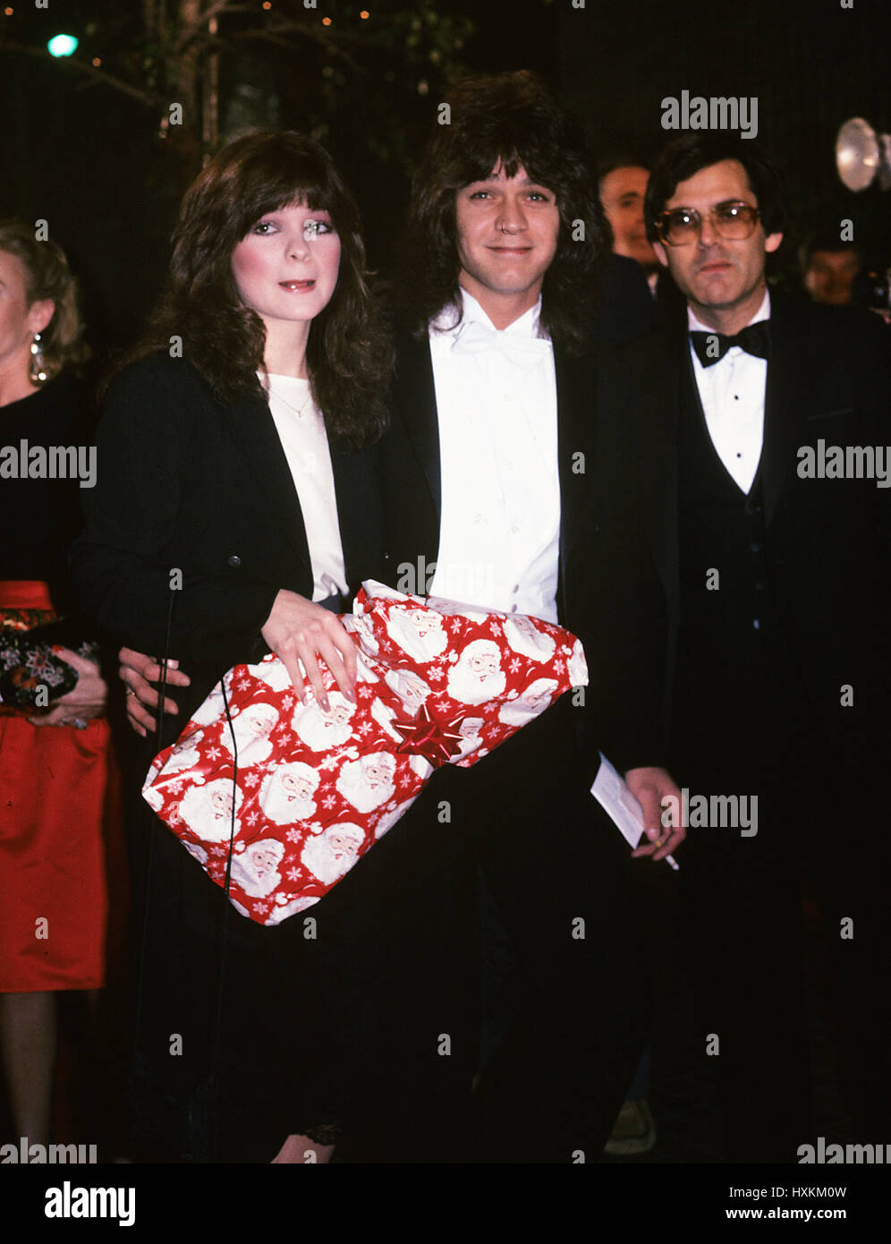 Eddie Van Halen and Valarie Bertinelli pictured in 1981. © Nancy Barr ...