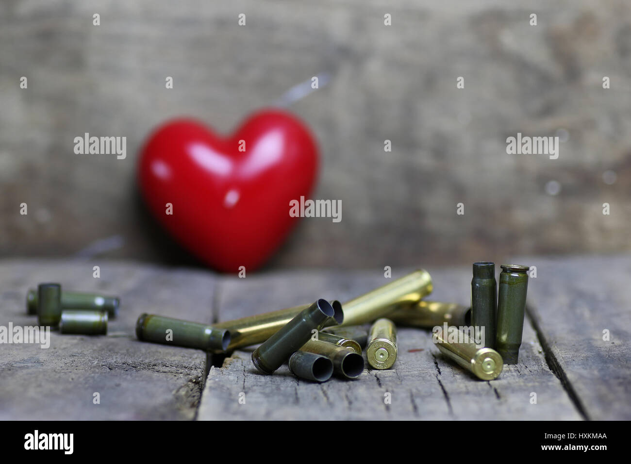 bullet and shape heart Stock Photo - Alamy