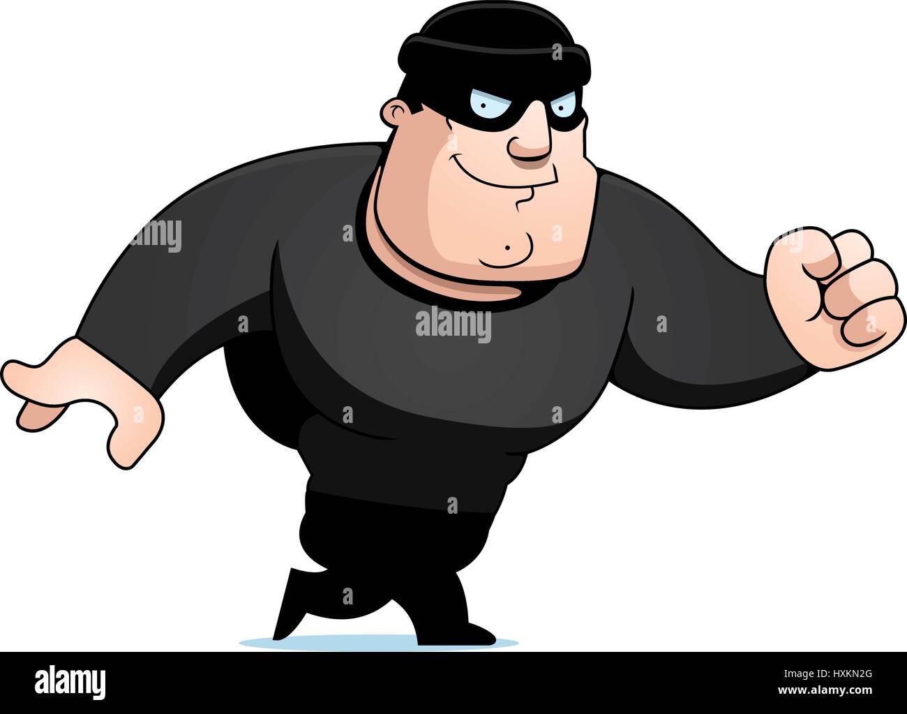 Cartoon burglar hi-res stock photography and images - Alamy