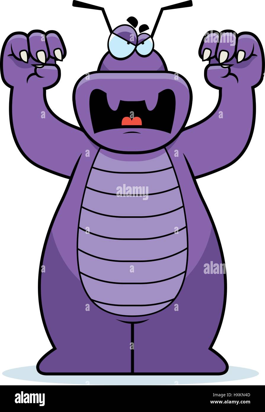 A cartoon illustration of a bug growling Stock Vector Image & Art - Alamy