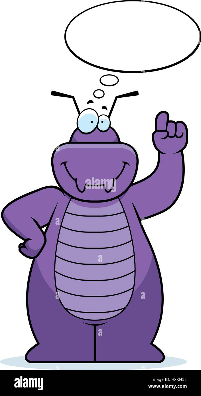 A cartoon illustration of a bug thinking Stock Vector Image & Art - Alamy