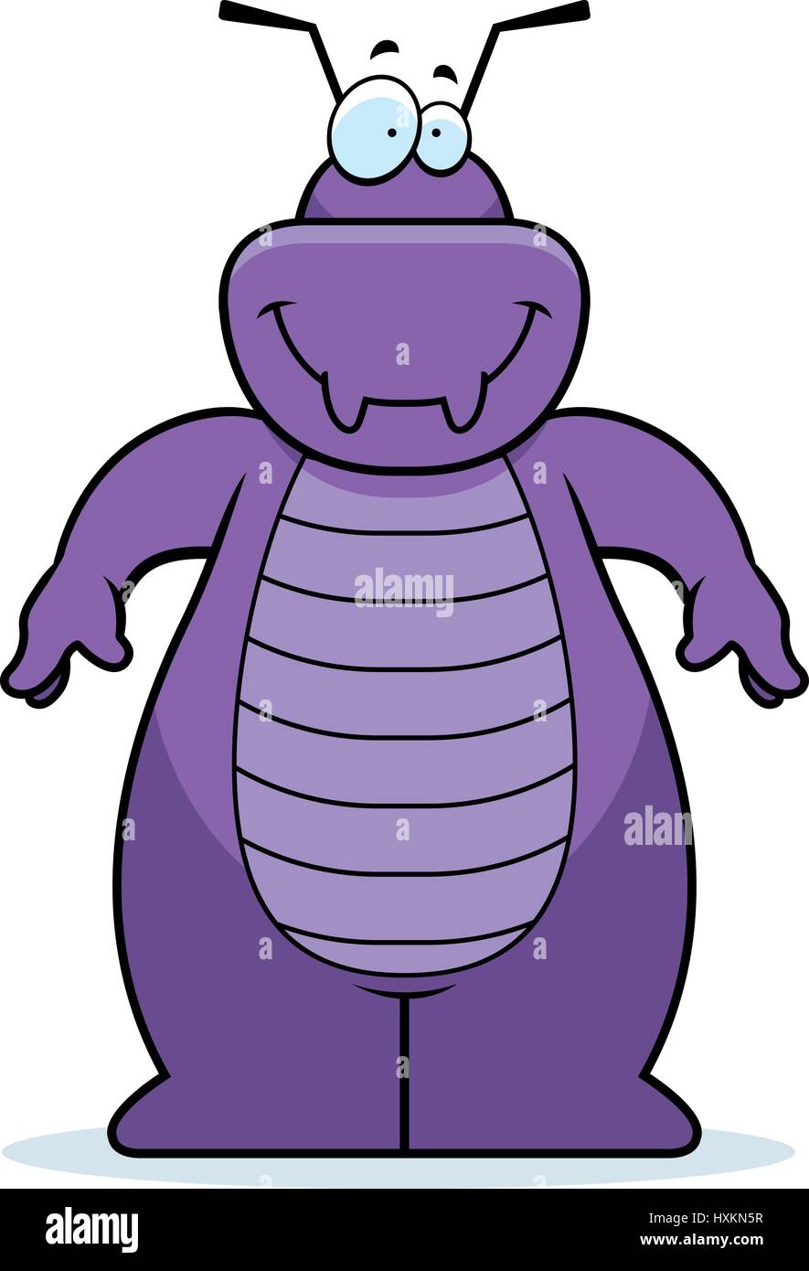 A cartoon illustration of a bug smiling Stock Vector Image & Art - Alamy