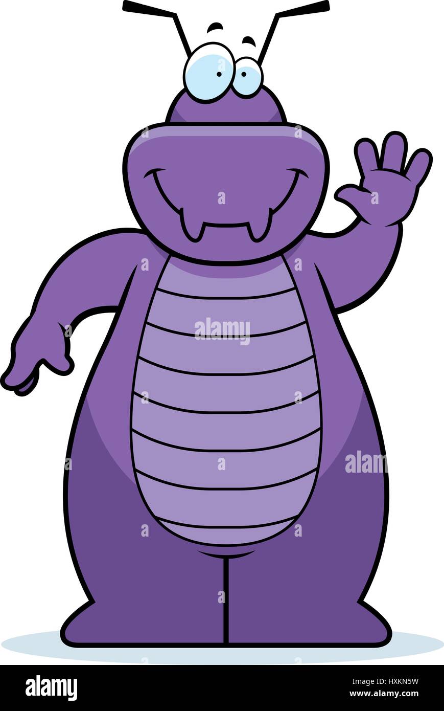 A cartoon illustration of a bug waving Stock Vector Image & Art - Alamy