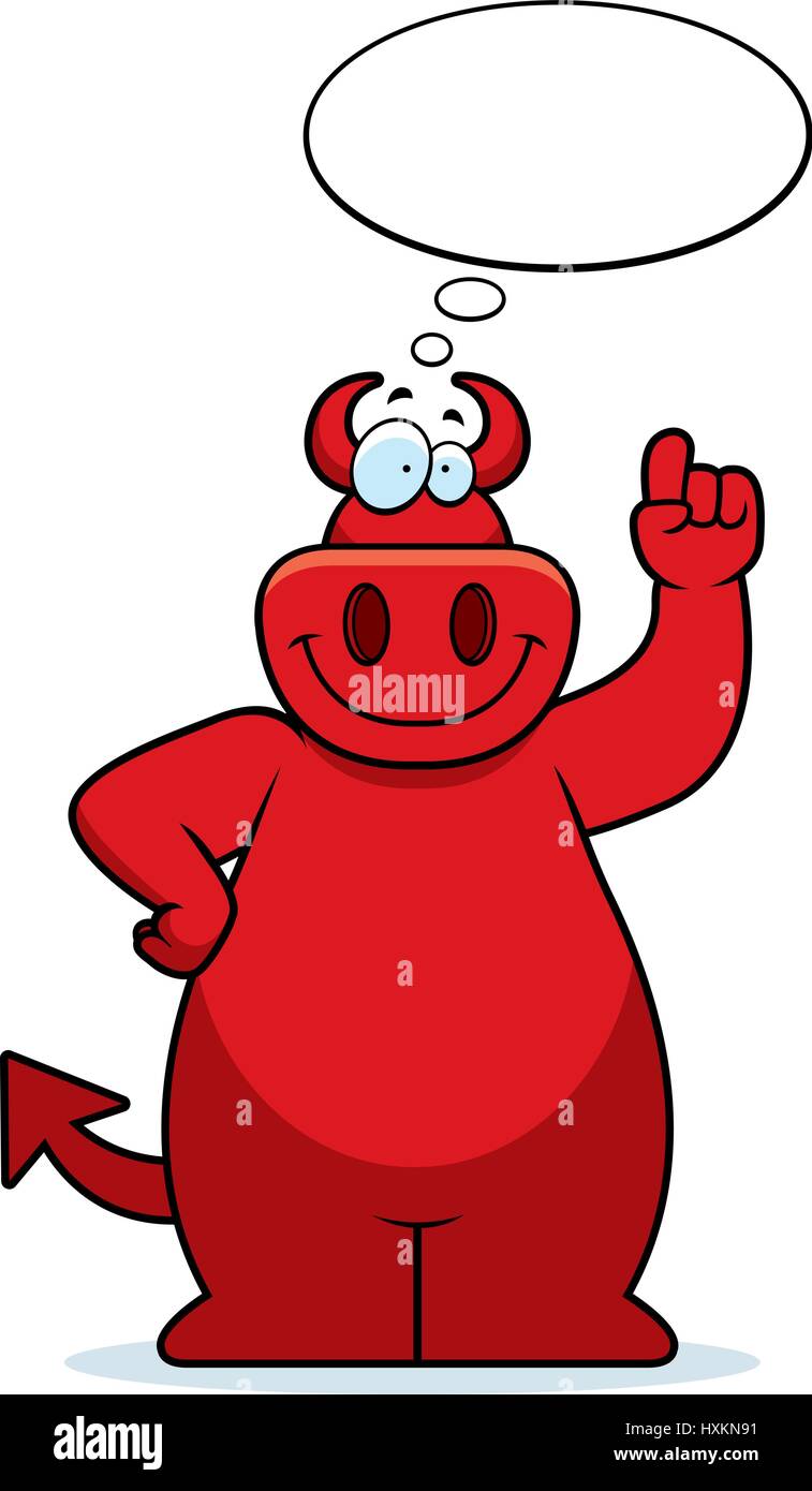 Devil thinking hi-res stock photography and images - Alamy