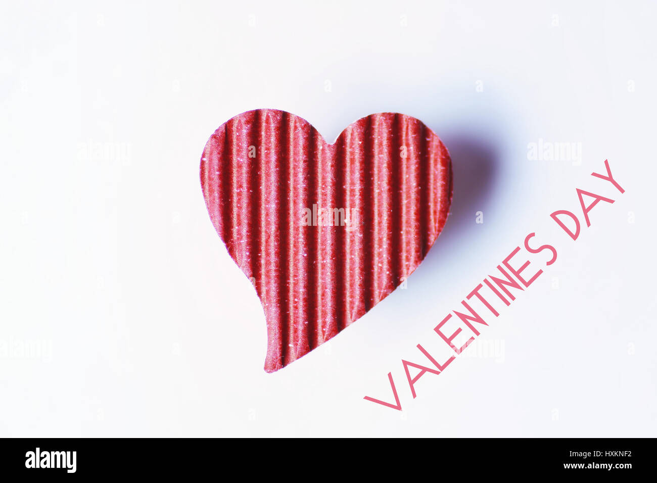 Cardboard heart shape Stock Photo - Alamy