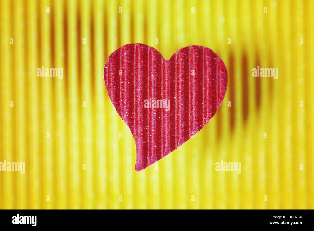 Cardboard heart shape Stock Photo - Alamy