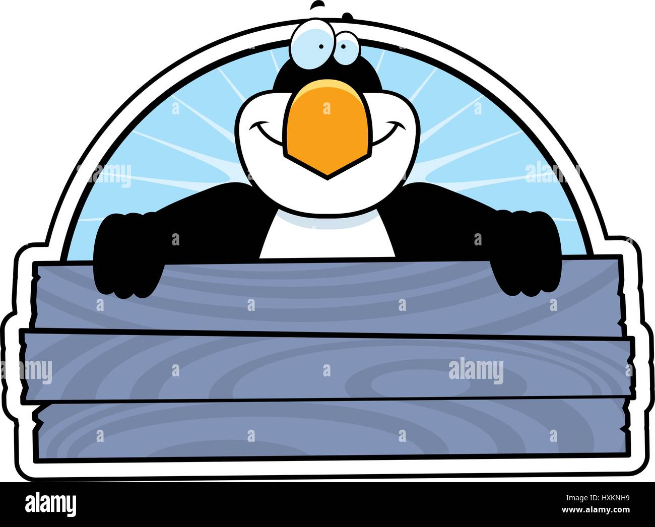 Penguin holding sign hi-res stock photography and images - Alamy