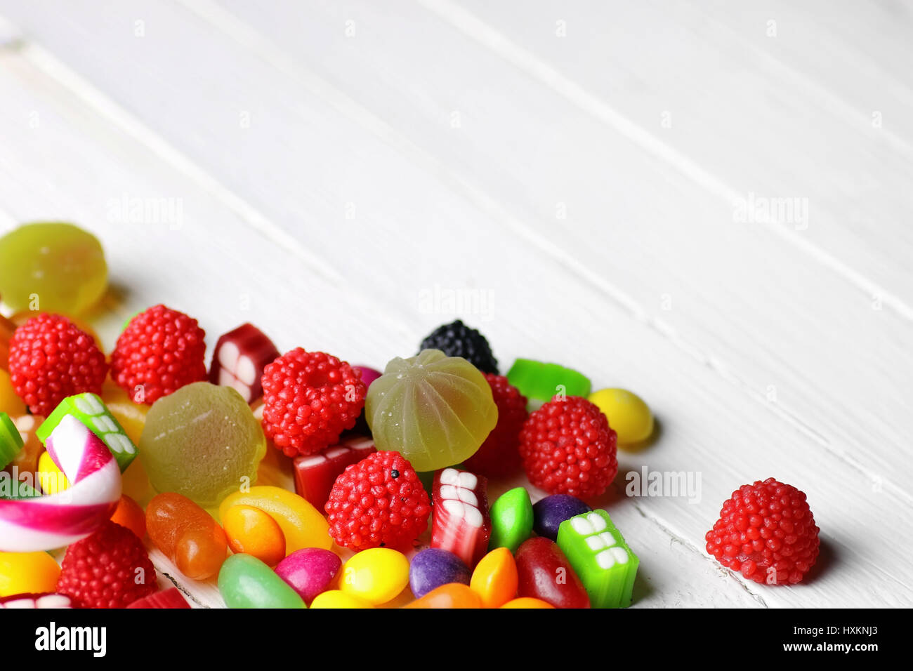 sweet candy white background Stock Photo - Alamy