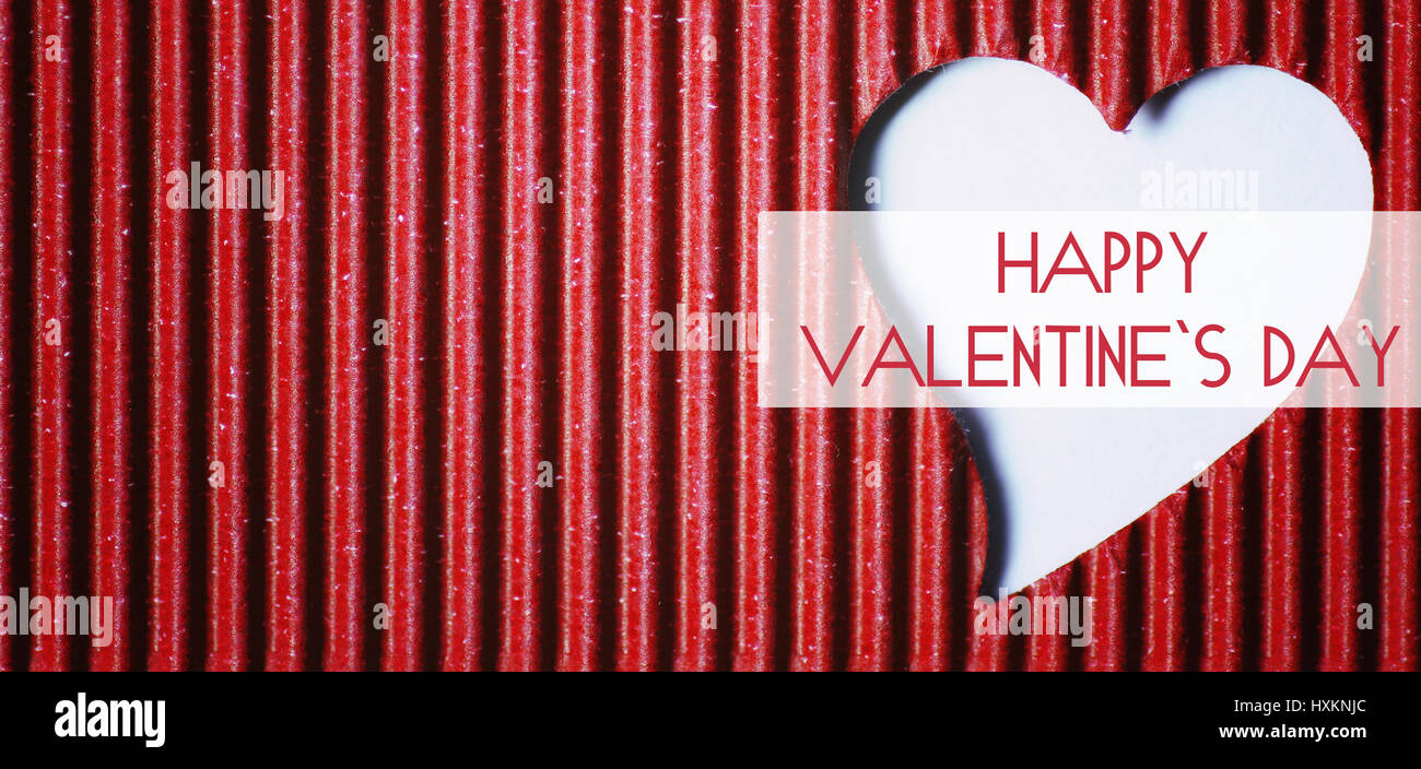 valentine paper heart shape Stock Photo - Alamy