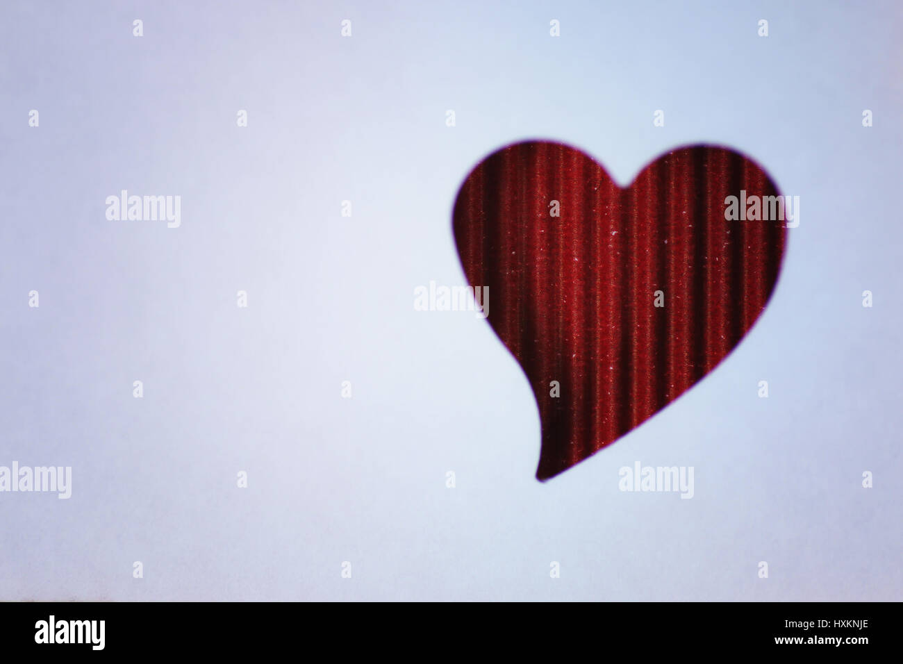 Cardboard heart shape Stock Photo - Alamy