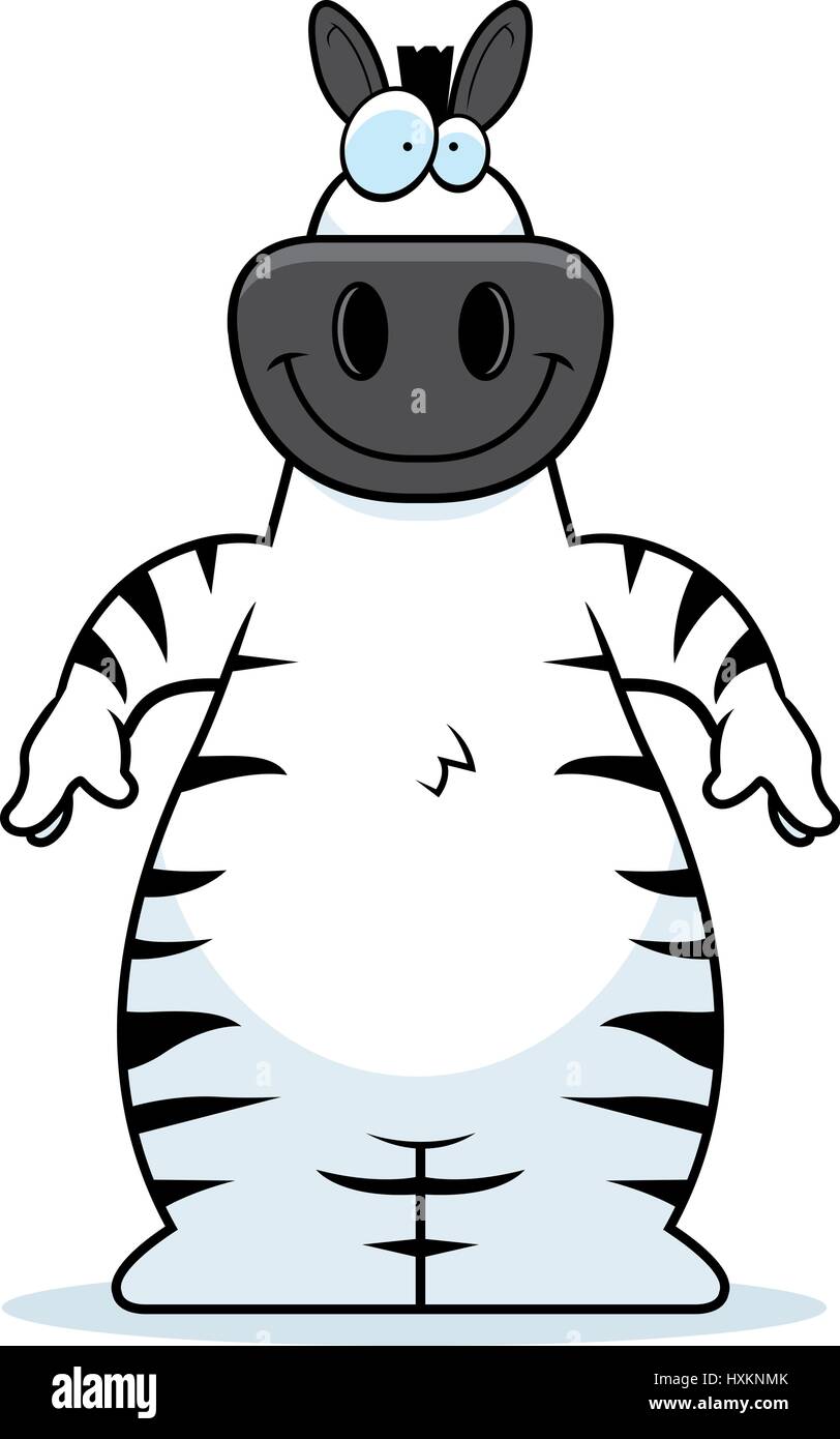 A cartoon illustration of a zebra smiling Stock Vector Image & Art - Alamy