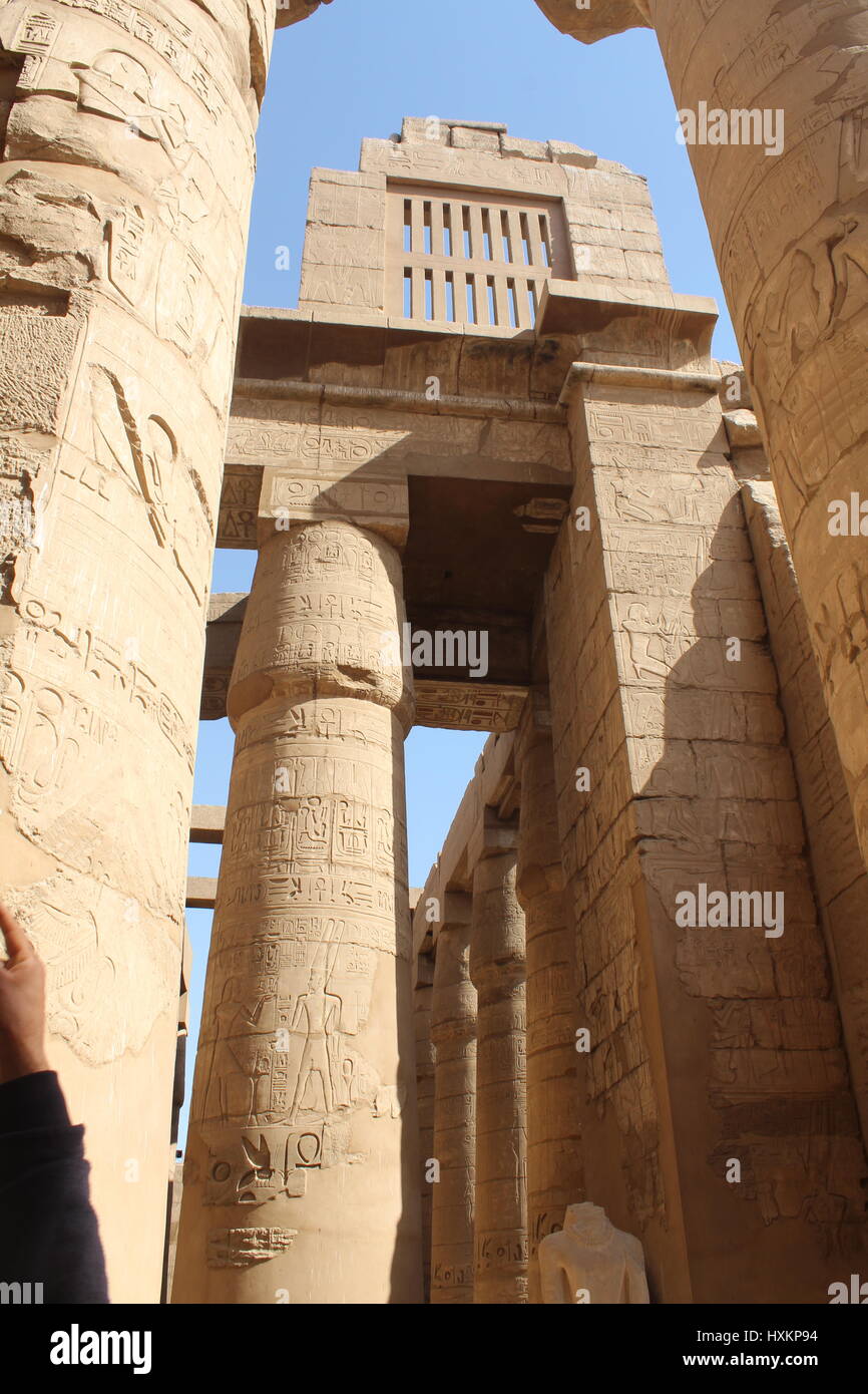 The Karnak Temple Complex, Luxor, Egypt Stock Photo - Alamy