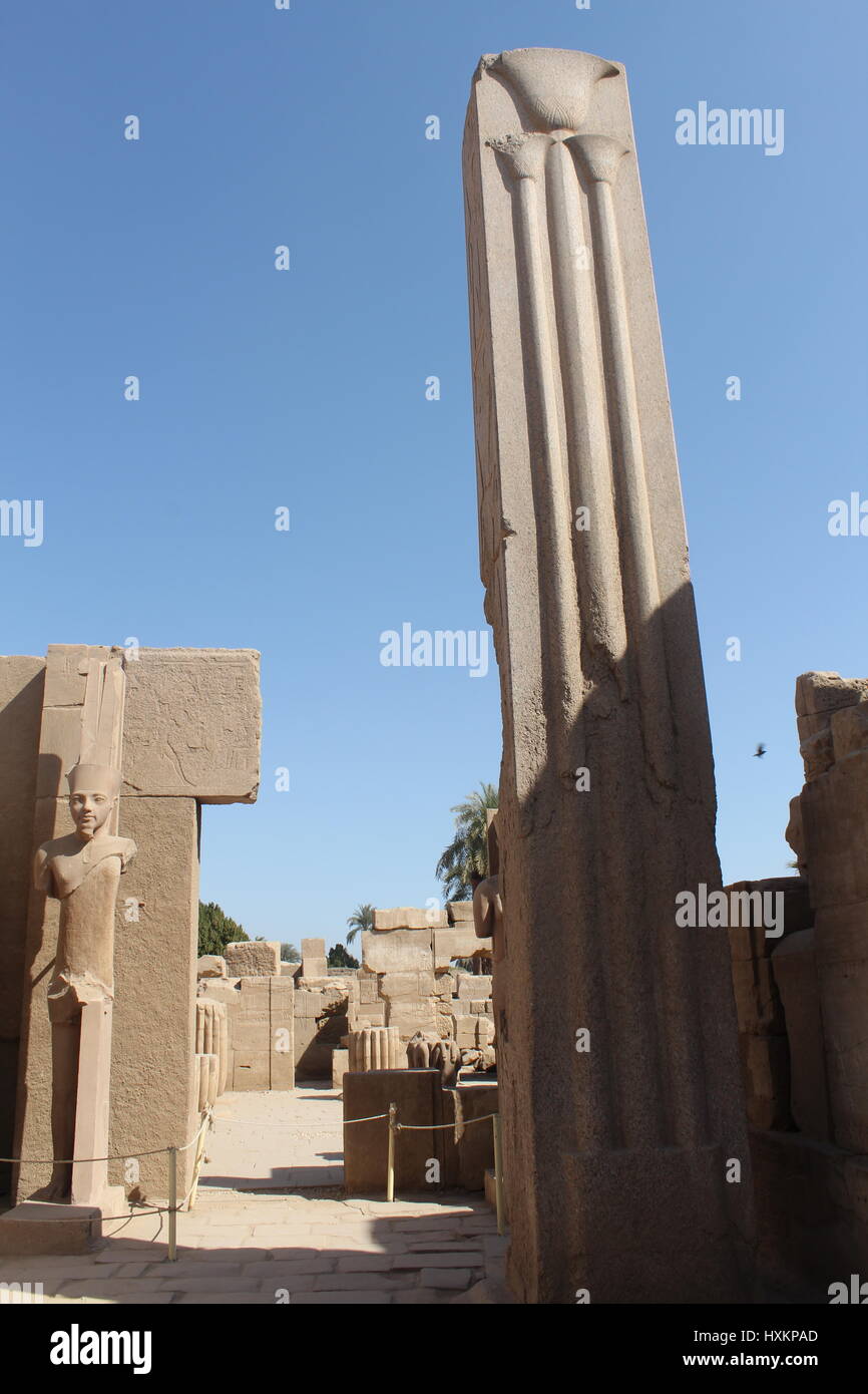 The Karnak Temple Complex, Luxor, Egypt Stock Photo - Alamy