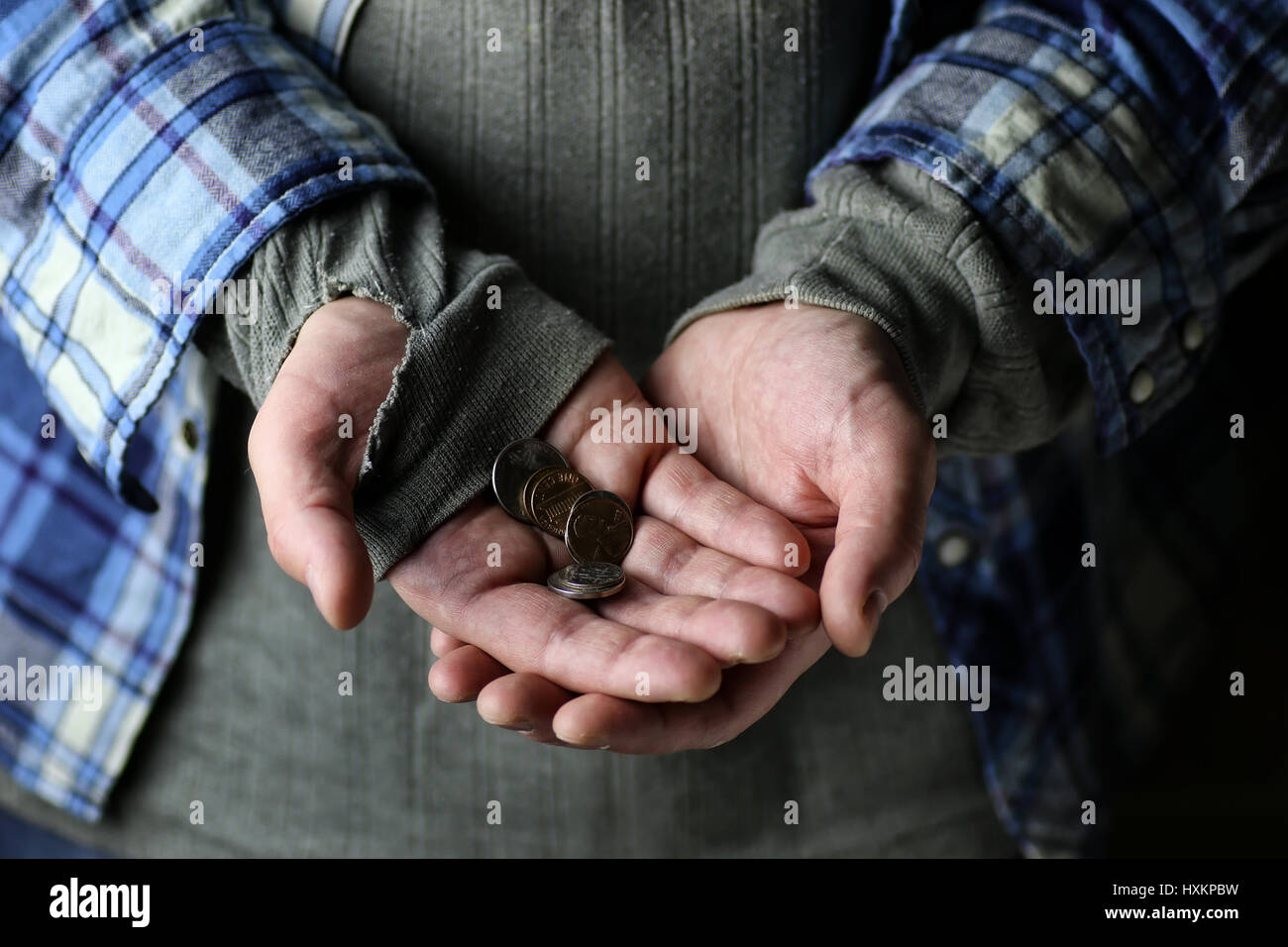 Helping to homeless poor old man hi-res stock photography and images ...