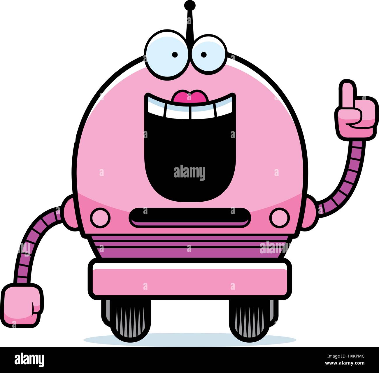 Cartoon female robot illustration hi-res stock photography and images ...