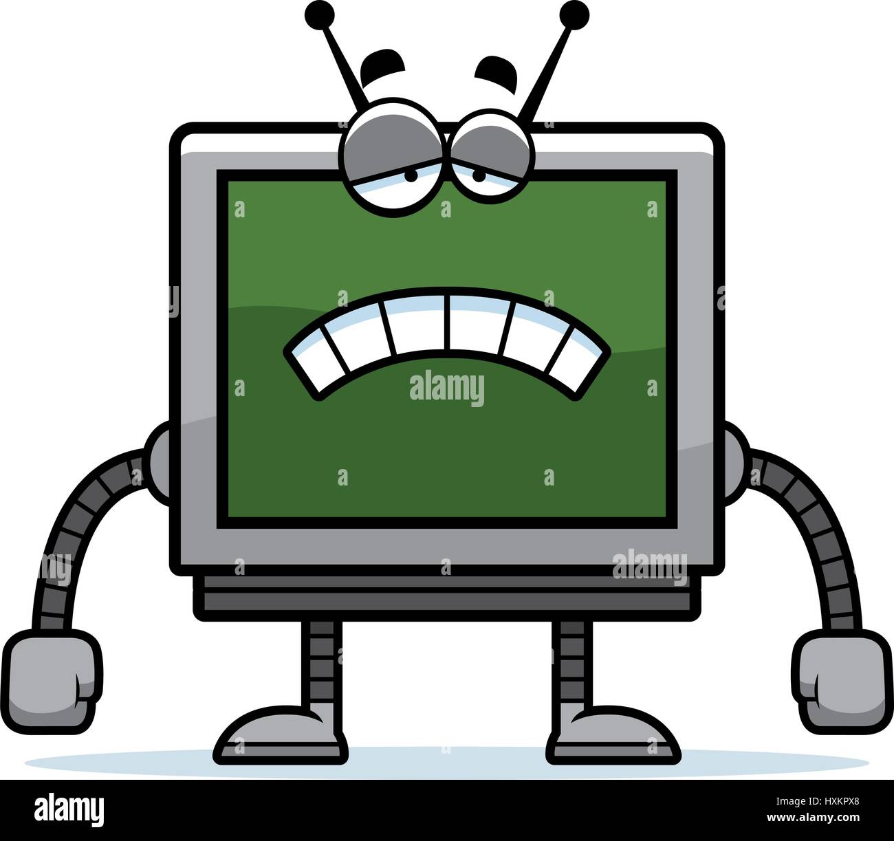 Robot looking at screen with robot hi-res stock photography and images ...