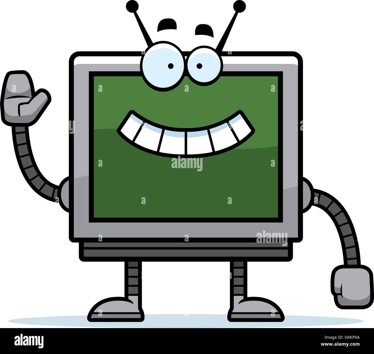 Animated Computer Waving