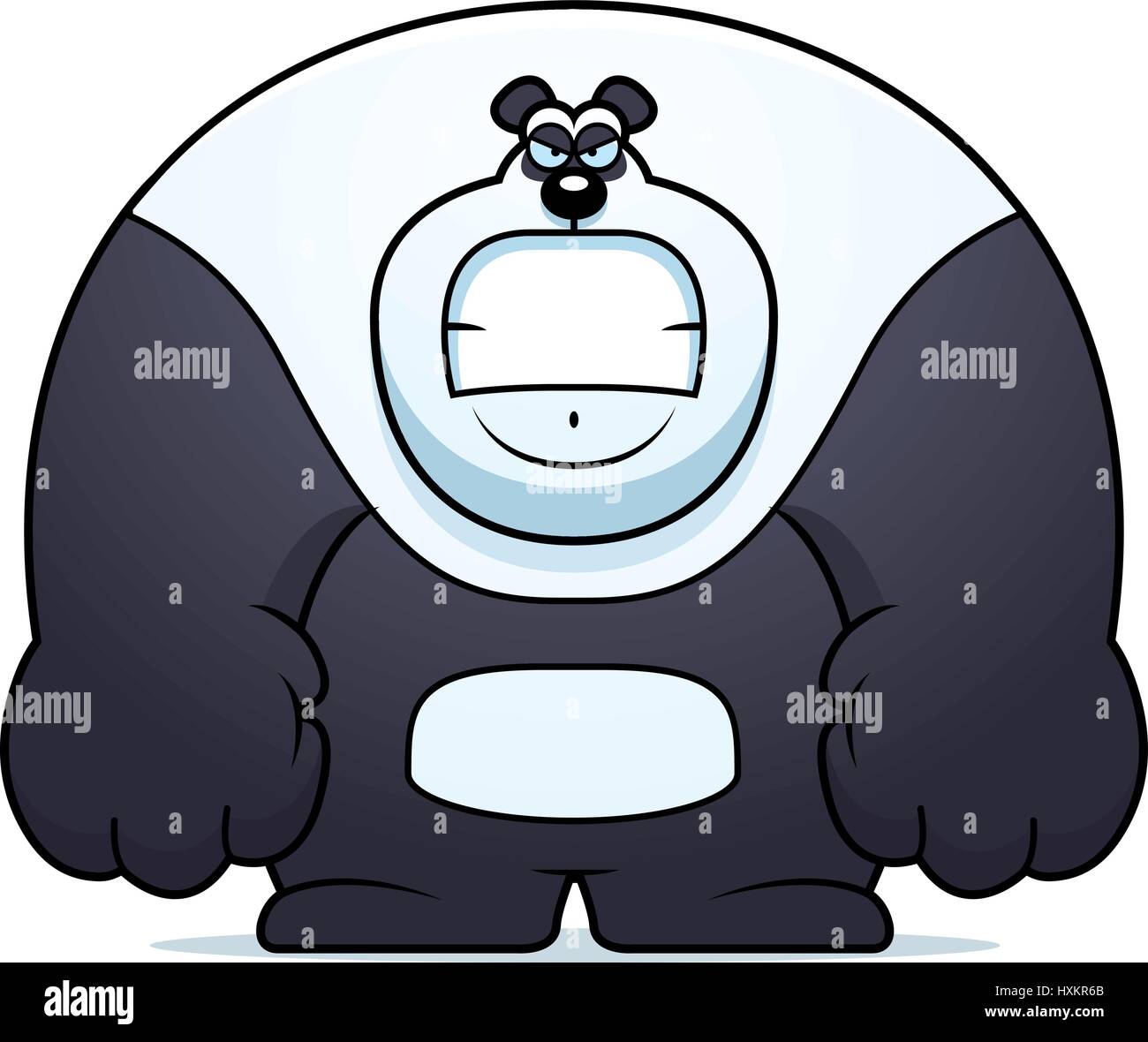 Angry Panda Cartoon