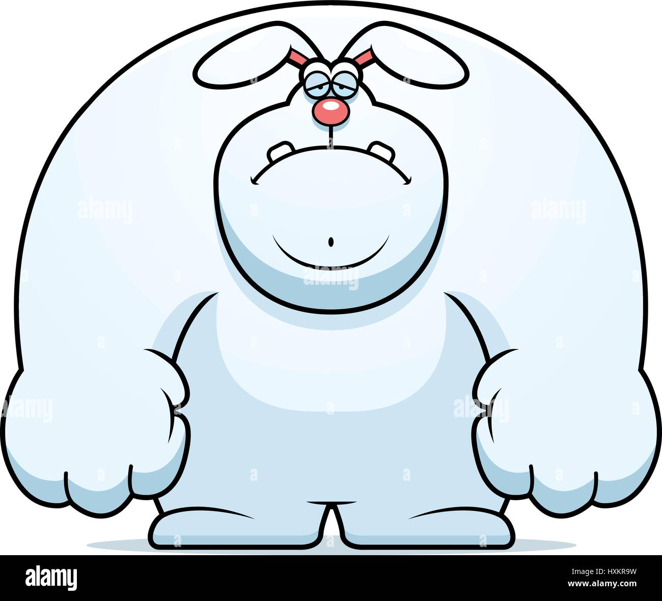 A cartoon illustration of a rabbit looking sad Stock Vector Image & Art ...
