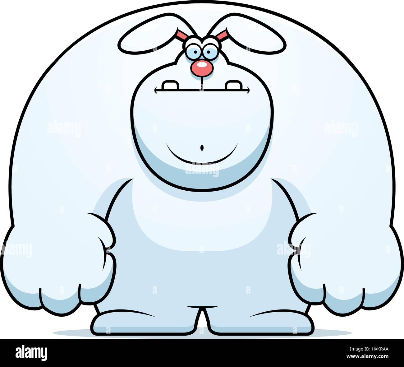 A cartoon illustration of a rabbit standing Stock Vector Image & Art ...