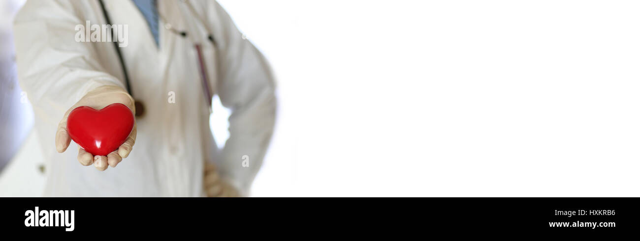 heart in doctor hand Stock Photo - Alamy