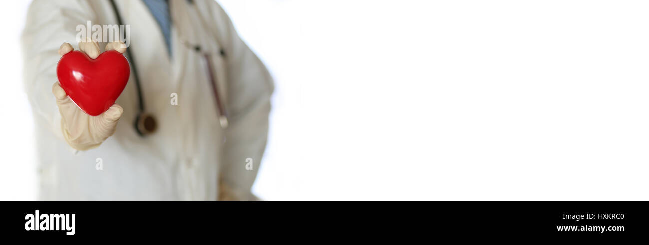 heart in doctor hand Stock Photo - Alamy